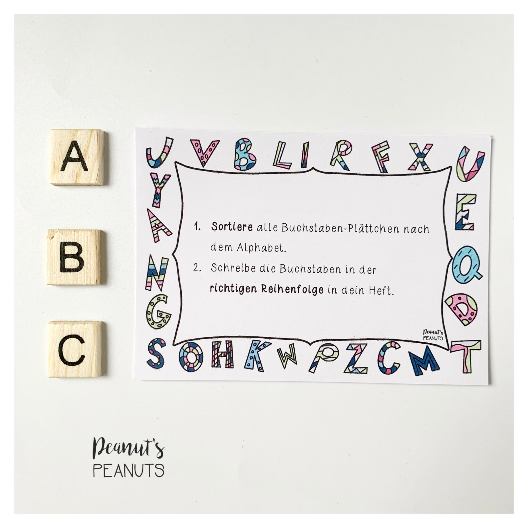 Kleines ABC-Materialpaket – Peanut's Peanuts